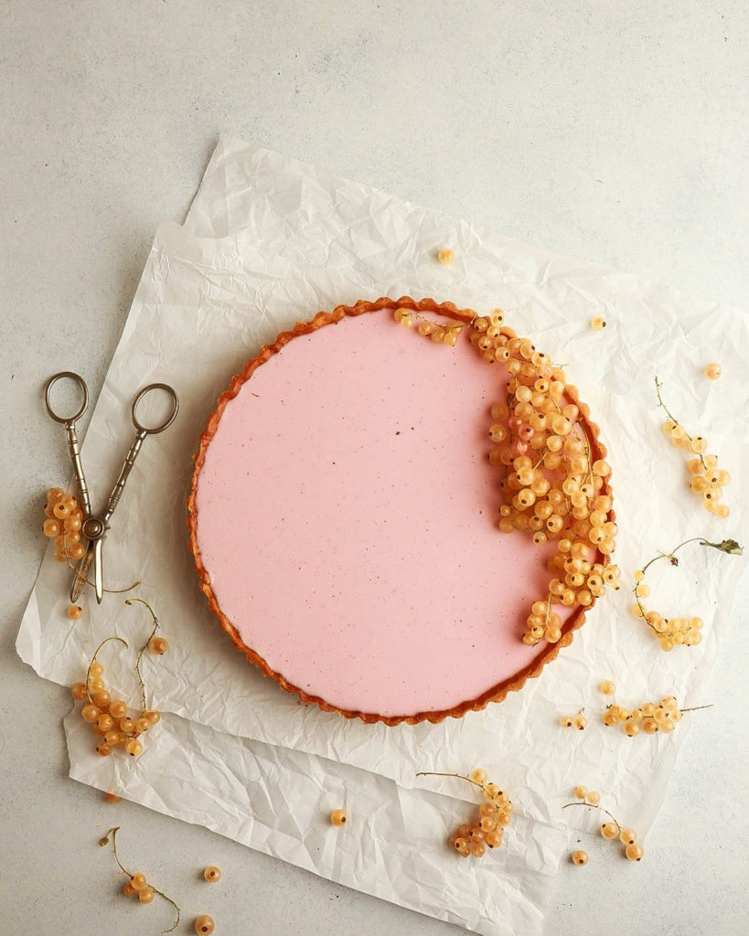 Red Currant-Vanilla Panna Cotta Tart - Pastry and Prose