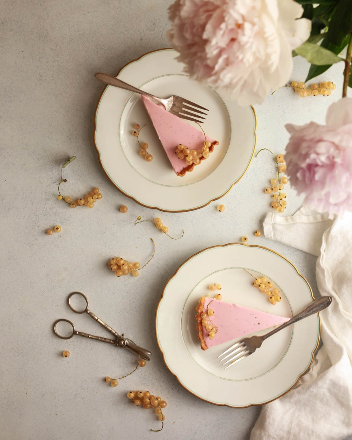 Red Currant-Vanilla Panna Cotta Tart - Pastry and Prose